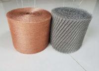 China Copper Knitted Wire Mesh Roll 5x100FT 0.12mm for Gun Barrel Cleaning and Filtration for sale