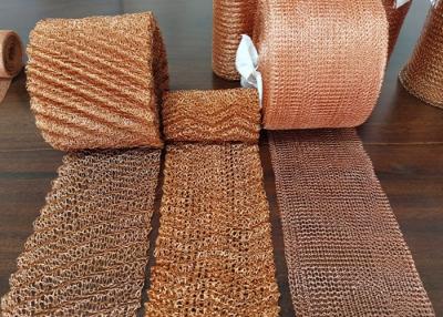 China 5 Inch x 100 Foot 99.9% Pure Copper Knitted Wire Mesh Roll 5 Pieces for Pest Control and Cleaning for sale