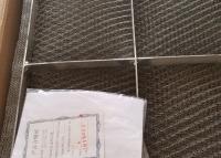 China SS 316L Co-Knit Glass Fiber Mist Eliminator Demister Pad 150mm Thickness 600x600mm for sale