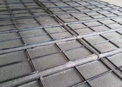 China SS304 Wire Mesh Mist Eliminator Demister Pad 550mm x 300mm Custom Thickness for sale