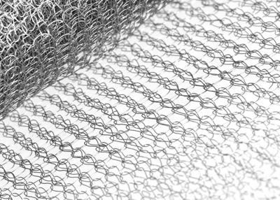China 316L PTFE Corrugated Co Knitted Wire Mesh 50 Kg/M3 for Demister Filters for sale
