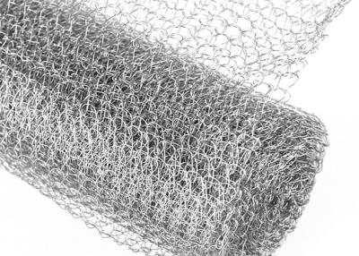 China 0.1mm x 0.4mm Flat Knitted Wire Mesh Roll for Gas Liquid Separation Demister for sale