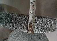 China 300mm Roll SS Knitted Filter Wire Mesh Double Wire Knitting for sale