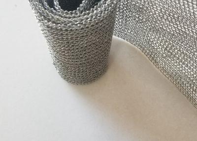 China 316L Round Wire Knitted Wire Mesh Screen 100mm Width ISO9001 for sale