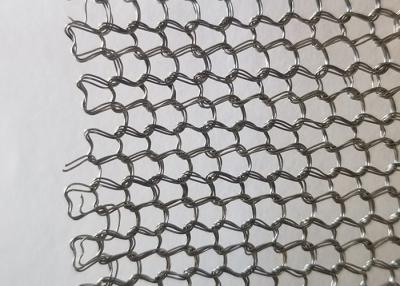 China W Shape Wave 3 Wire Knitted Wire Mesh Distilling Packing 0.15mm 195kg/m3 for sale