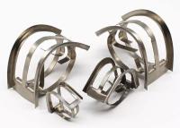 China 1/2 Inch SS316L Metal Random Packing Saddle Rings 40# ISO9001 for sale