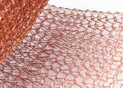 China Knitted Copper Mesh 32 Feet 4 Inch Width 99.9% Pure Copper Rodent Pest Control for sale
