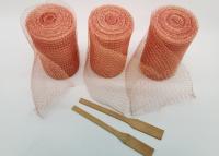 China 5 Inch x 32 Ft 100% Pure Copper Mesh Roll for Hole Blocking Easy Cut 0.25mm Wire for sale