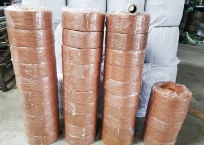 China Copper Wire Mesh Roll 30M Knitted Ginning Style 0.12mm Wire Diameter for Plant Protection for sale