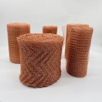 China Pest Control Copper Mesh 127mm x 9.2m Rodent Exclusion Pure Copper Knitted for sale