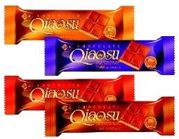 China Wholesale Qiaosu Filled Chocolate 10g Retail Pack Custom OEM Bulk Chocolate for sale