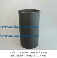 China Brand New 4HE1 Cylinder Liner Kits (Set of 4 Cylinder) ISUZU NPR 4.8L Diesel 1998-2004 for sale
