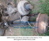 China Diferencial y Eje delantero Mercedes Benz 1114 for sale