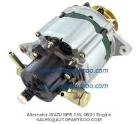 China 2912760000 8970237331 Alternator NPR Models Isuzu 3.9L - 4BD1 Engine Alternador for sale