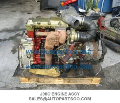 China Used HINO J08C H06C H07C H07D EH700 EF550 Engine assy, Usado J08C Motor for sale