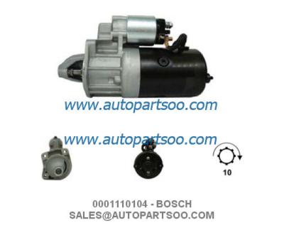 China 0001110104 0001110013 - BOSCH Starter Motor 12V 2.2KW 10T for sale