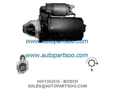 China 0001362034 0001362091 - BOSCH Starter Motor 12V 2.4KW 9T for sale