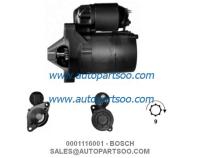 China 0001125501 0001125502 - BOSCH Starter Motor 12V 2KW 9T for sale