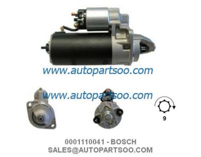 China 0001110041 0001110042 - BOSCH Starter Motor 12V 1.7KW 9T for sale