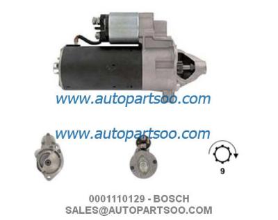 China 0001110129 0001110136 - BOSCH Starter Motor 12V 1.8KW 9T for sale