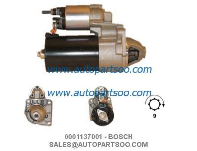 China 0001137001 DRS0289 - BOSCH Starter Motor 12V 1.1KW 9T for sale