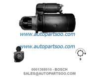 China 0001368010 0001368301 - BOSCH Starter Motor 24V 4KW 9T for sale
