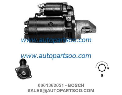 China 0001362051 6853810 - BOSCH Starter Motor 12V 2.4KW 9T MOTORES DE ARRANQUE for sale