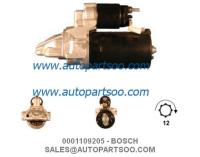 China 0001109302 0001109303 - BOSCH Starter Motor 12V 2.5KW 9T MOTORES DE ARRANQUE for sale