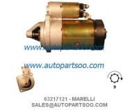 China 63217121 MT71A - MARELLI Starter Motor 12V 2.5KW 9T MOTORES DE ARRANQUE for sale