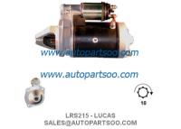 China LRS728 0001218152 - LUCAS Starter Motor 12V 2.2KW 9T MOTORES DE ARRANQUE for sale