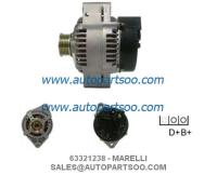 China 63320218 63321238 - MARELLI Alternator 12V 65A Alternadores for sale
