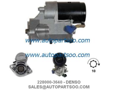 China 228000-3640 228000-3641 - DENSO Starter Motor 12V 2.2KW 10T MOTORES DE ARRANQUE for sale