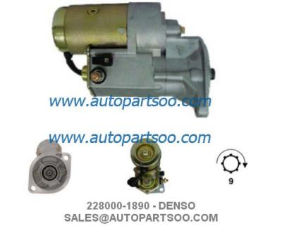 China 228000-1890 8970429970 - DENSO Starter Motor 12V 2.2KW 9T MOTORES DE ARRANQUE for sale