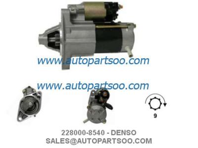 China 228000-8540 28100-21020 - DENSO Starter Motor 12V 1.2KW 9T MOTORES DE ARRANQUE for sale