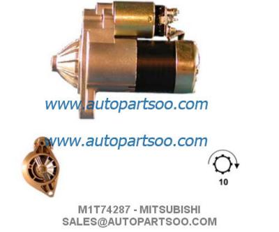 China M1T74287 M1T74281 - MITSUBISHI Starter Motor 12V 1.2KW 10T MOTORES DE ARRANQUE for sale