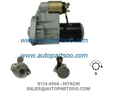 China S114-480A S114-480B - HITACHI Starter Motor 12V 1.4KW 9T MOTORES DE ARRANQUE for sale