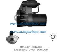 China S13-107 S13-107A - HITACHI Starter Motor 12V 2KW 9T MOTORES DE ARRANQUE for sale