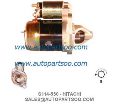 China S114-550 S114-550A HITACHI 12V 0.8KW 8T STARTER MOTOR S114-550 S114-550A HITACHI for sale