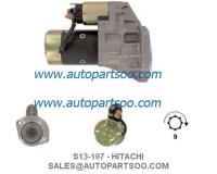 China S13-107 S13-107A - HITACHI Starter Motor 12V 2KW 9T MOTORES DE ARRANQUE for sale