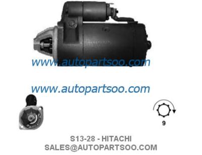 China S13-28 S13-33 - HITACHI Starter Motor 12V 2.2KW 9T MOTORES DE ARRANQUE for sale