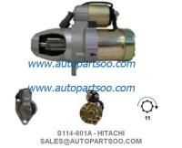China S114-656 S114-656A - HITACHI Starter Motor 12V 0.9KW 9T MOTORES DE ARRANQUE for sale