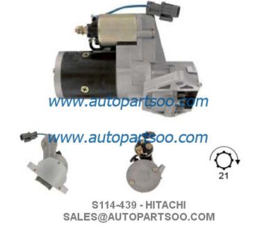 China S114-439 S114-439A - HITACHI Starter Motor 12V 1.4KW 21T MOTORES DE ARRANQUE for sale
