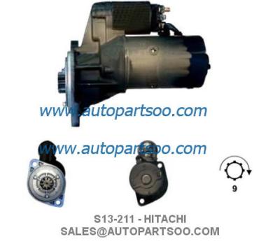 China S13-211 S13-289 - HITACHI Starter Motor 12V 2KW 9T MOTORES DE ARRANQUE for sale