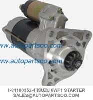 China 1-81100352-4 1-81100-352 - ISUZU CYZ 51K CXZ 81 Starters 6WF1 10PE1 24V 11T 7.1W for sale