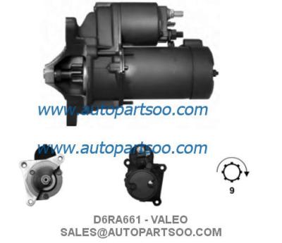 China D6RA66 D6RA661 - VALEO Starter Motor 12V 1.1KW 9,10T MOTORES DE ARRANQUE for sale