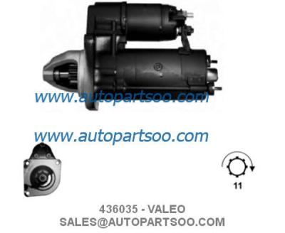 China 436035 DRS3129 - VALEO Starter Motor 12V 1.4KW 11T MOTORES DE ARRANQUE for sale