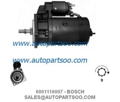 China 0001110007 0001110008 - BOSCH Starter Motor 12V 1.7KW 9T MOTORES DE ARRANQUE for sale