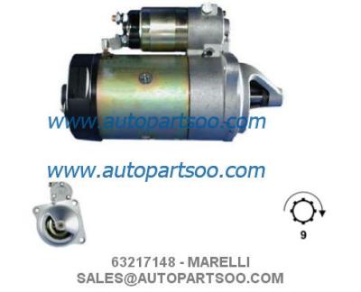 China 63217148 0001362062 - MARELLI Starter Motor 12V 2.5KW 9T MOTORES DE ARRANQUE for sale