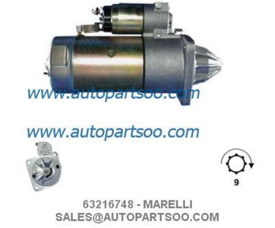 China 63216748 MT67DB - MARELLI Starter Motor 24V 4KW 9T MOTORES DE ARRANQUE for sale