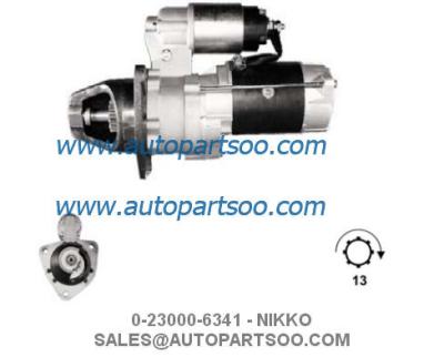 China 0-23000-3170 0-23000-6341 - NIKKO Starter Motor 24V 7.5KW 13T MOTORES DE ARRANQUE for sale